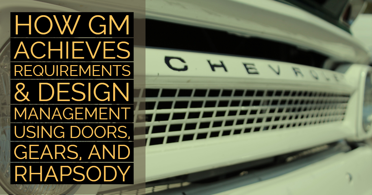 Requirements & Design | Using DOORS, Gears, and Rhapsody - 321Gang LLC