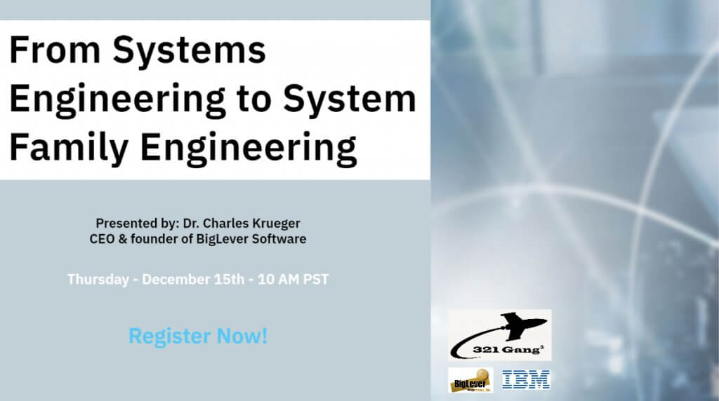 From Systems Engineering to System Family Engineering - 321Gang LLC